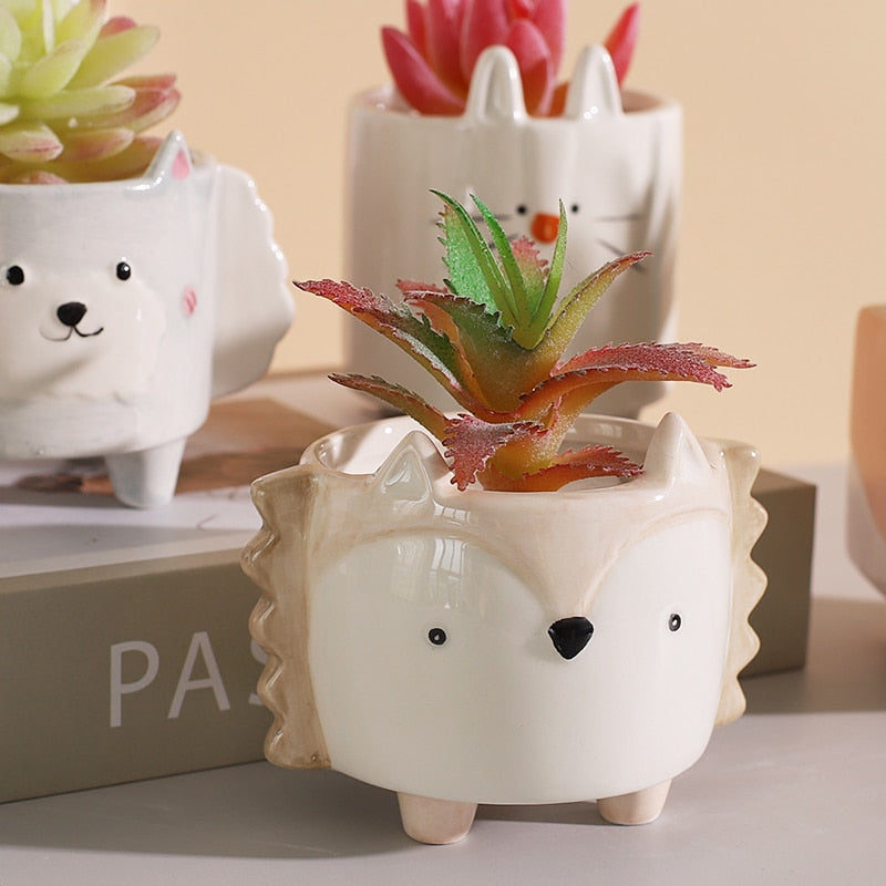 Selection of Ceramic Animal Pots – Particular Pots